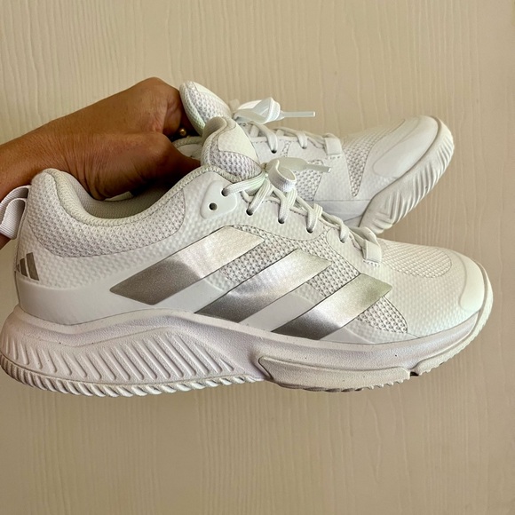 adidas | Shoes | Adidas White Ultra Bounce Womans Preppy Tennis Prep ...